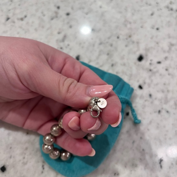 Tiffany & Co. | Jewelry | Tiffany And Co 925 Sterling Silver Ball Bracelet | Poshmark